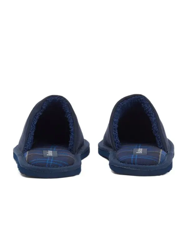 Barbour Everitt Mule Slippers - Navy