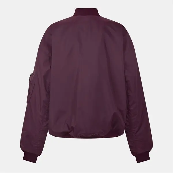 Balenciaga Stand-up Collar Casual Jacket With Zip Closure And Flap Pockets