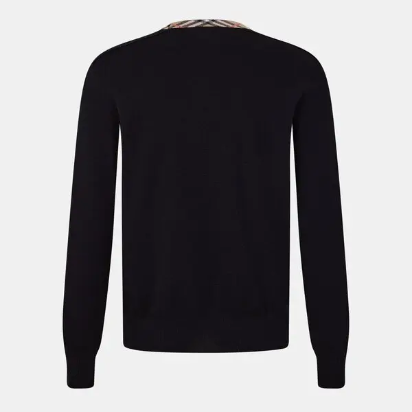 Burberry Crew Neck Long Sleeve Knit Sweater