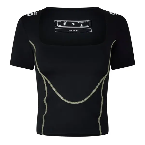 Off-White Contrast Stitch T-shirt
