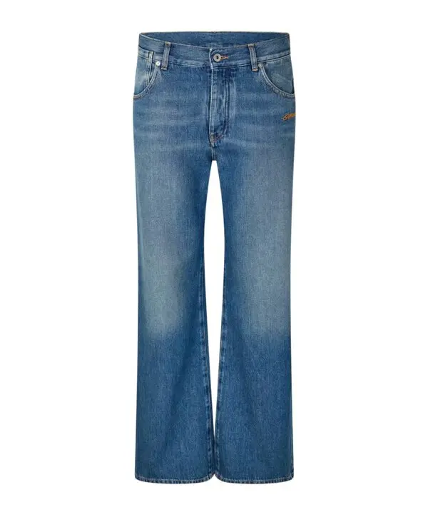 Off-White Wide Leg Jeans