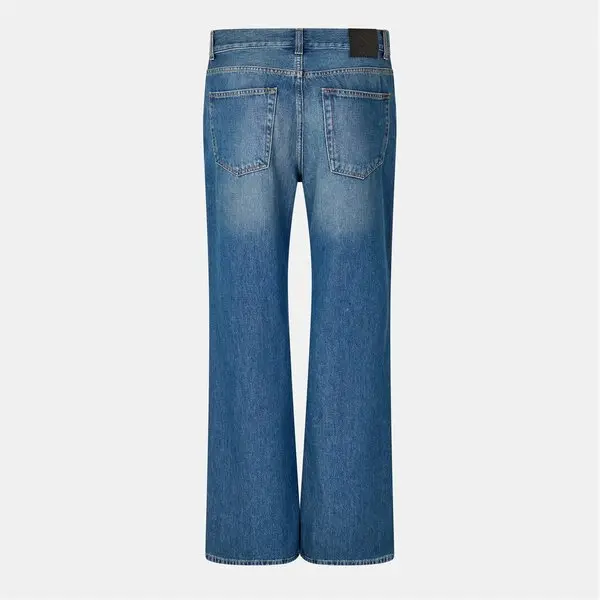 Off-White Wide Leg Jeans