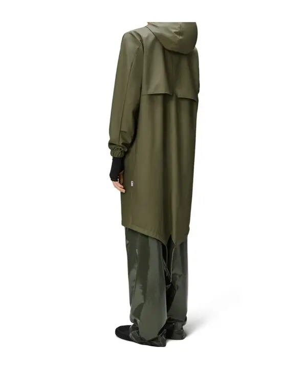 Rains Long-sleeved Hooded Fishtail Parka