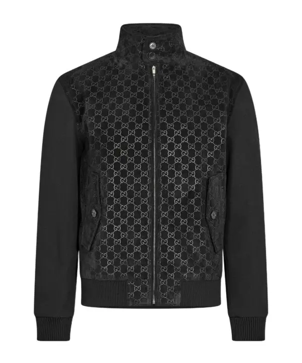 Gucci Suede Bomber Jacket