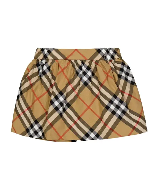Burberry Checked Skirt