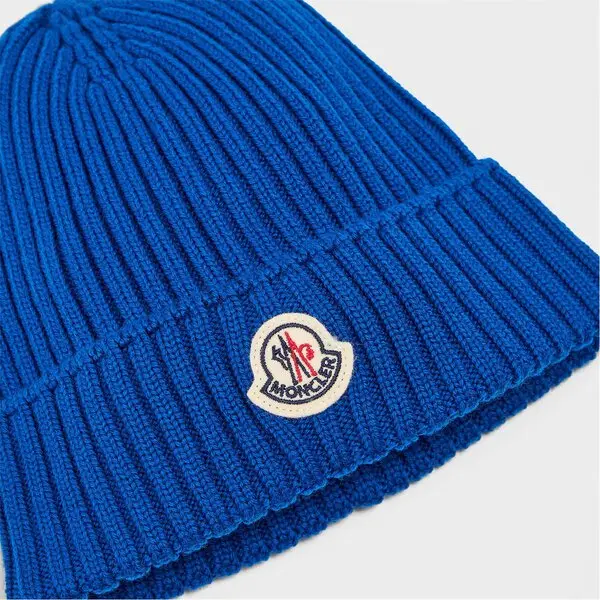 Moncler Logo Patch Beanie