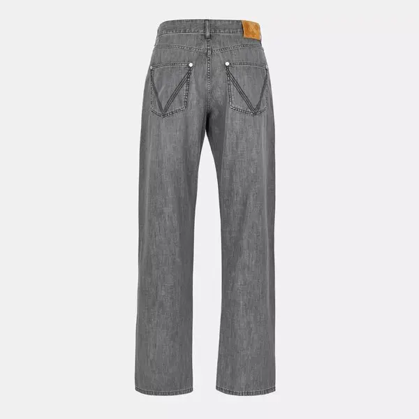 Bottega Veneta Black Straight Jeans
