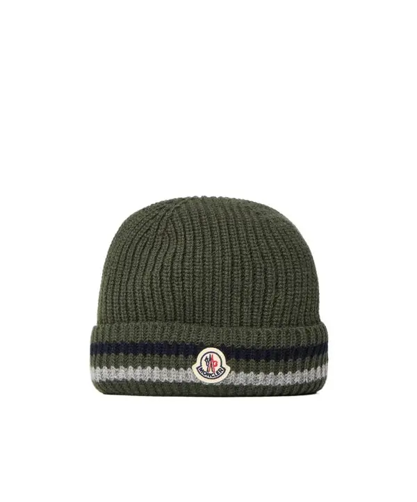 Moncler Logo Patch Beanie