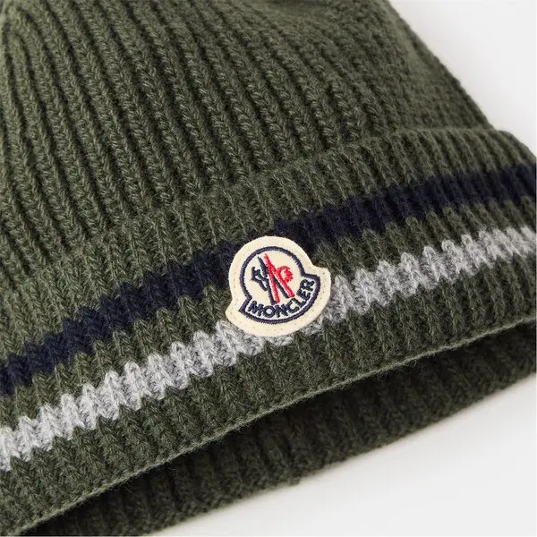 Moncler Logo Patch Beanie