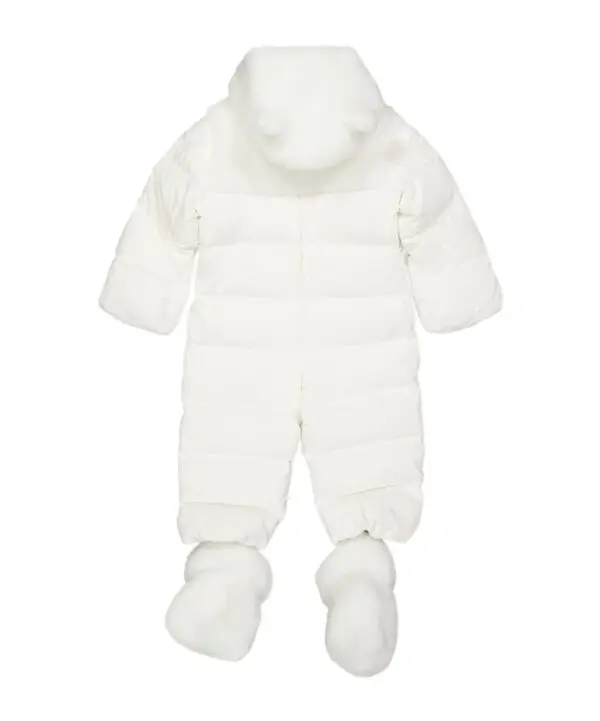 Moncler Quilted Logo Hooded Snowsuit