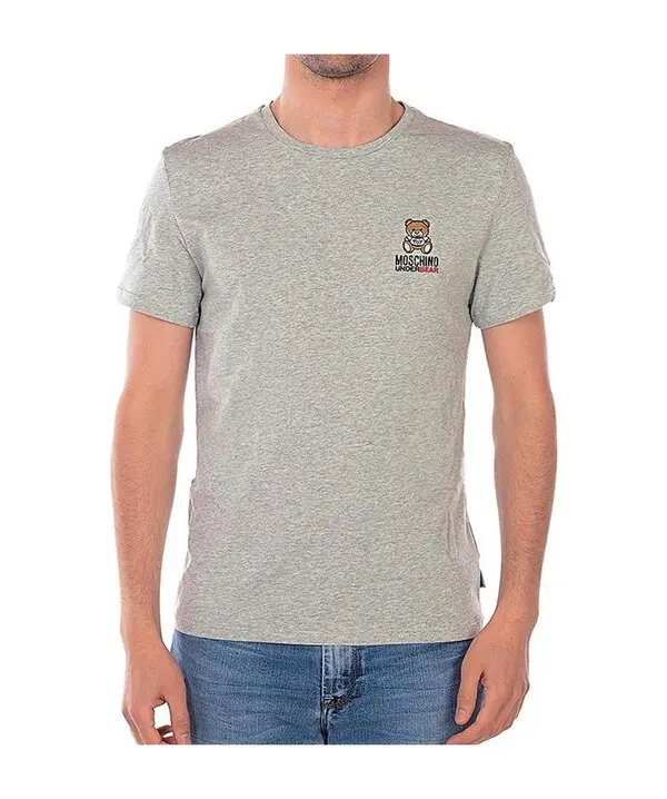 Moschino Logo Round Collar Short-sleeved T-shirt