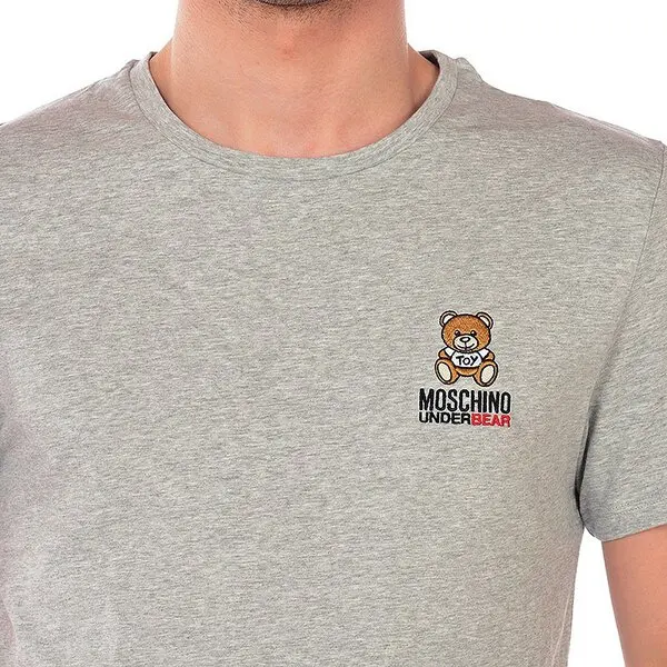 Moschino Logo Round Collar Short-sleeved T-shirt