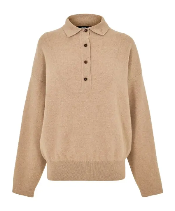 Jacquemus Long-sleeved Knit Polo Shirt