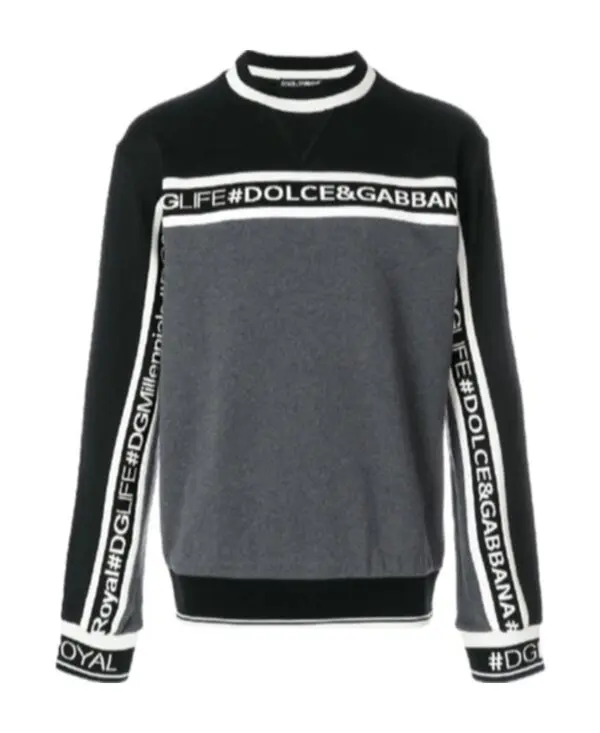 Dolce & Gabbana Logo Lace Sweater
