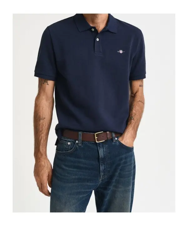 Gant Logo Short Sleeve Polo Shirt