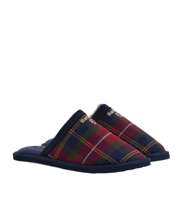 Barbour Everitt Mule Slippers - Tartan