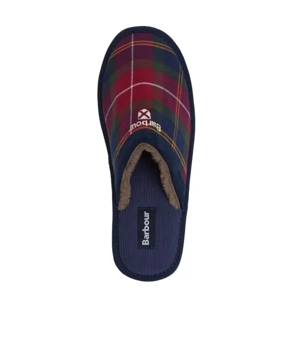 Barbour Everitt Mule Slippers - Tartan