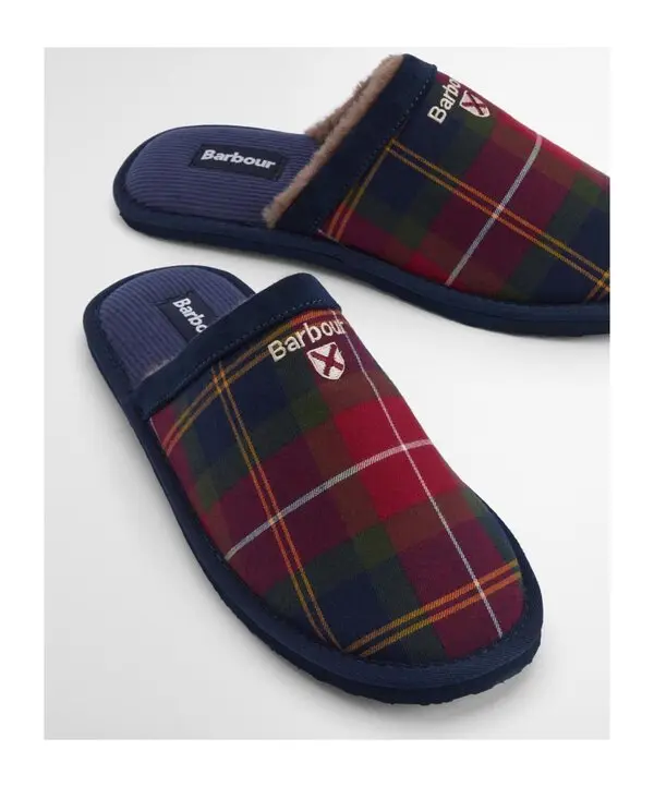Barbour Everitt Mule Slippers - Tartan