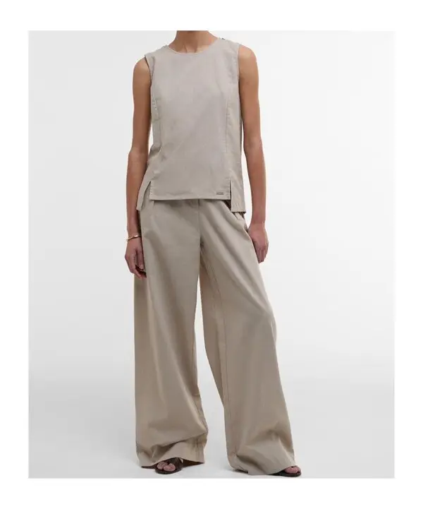 Barbour Lucy Sleeveless Top With Button Detailing