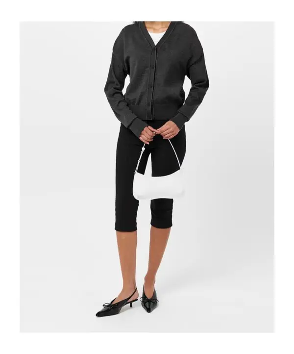 Jacquemus Long Sleeve Cardigan With Lettering Detail