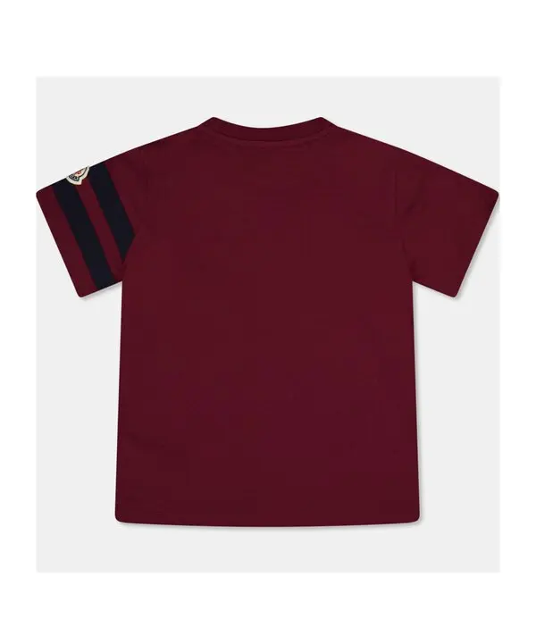 Moncler Logo Crew Neck T-shirt - Brown