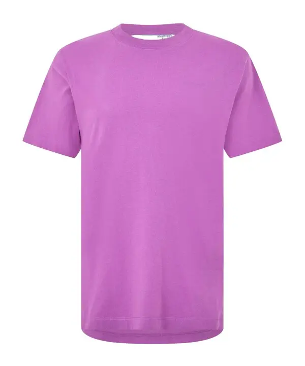 Off-White Logo Short Sleeve T-shirt - Purple