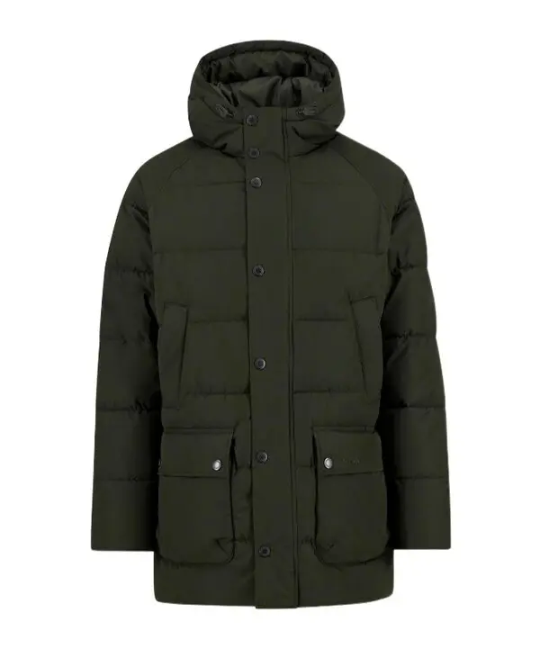Barbour Long-sleeved Hooded Cotton Jacket