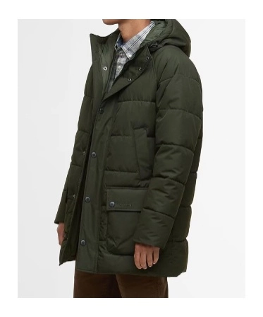 Barbour Long-sleeved Hooded Cotton Jacket