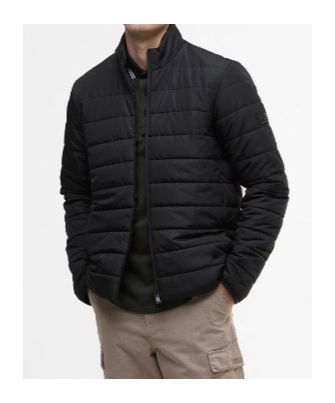 Barbour Aldon Quilted Jacket With Stand Collar