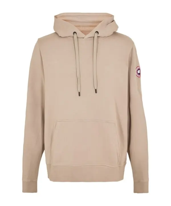 Canada Goose Logo Cotton Huron Hoodie Sweatshirt