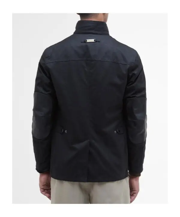 Barbour Ogston Wax Jacket With Stand Collar