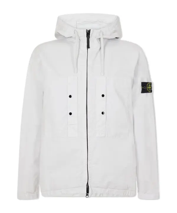 Stone Island Supima Cotton Twill Hooded Jacket