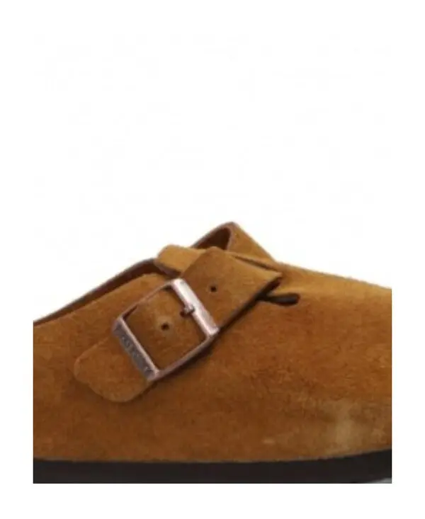 BIRKENSTOCK Boston Slip-on Clogs With Buckle Detail - Brown