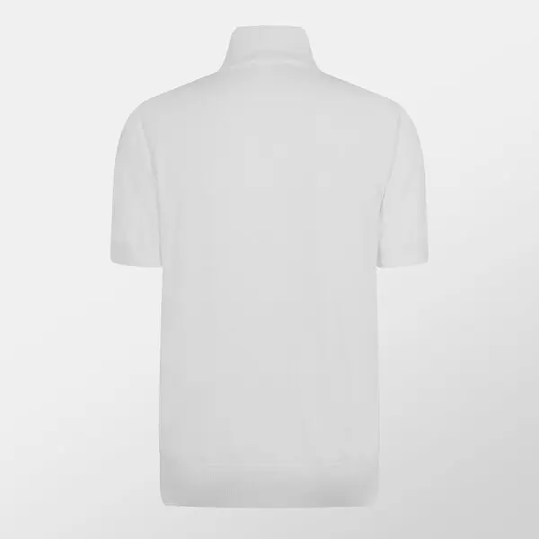 Dolce & Gabbana Short-sleeve Mock Neck Knit Top