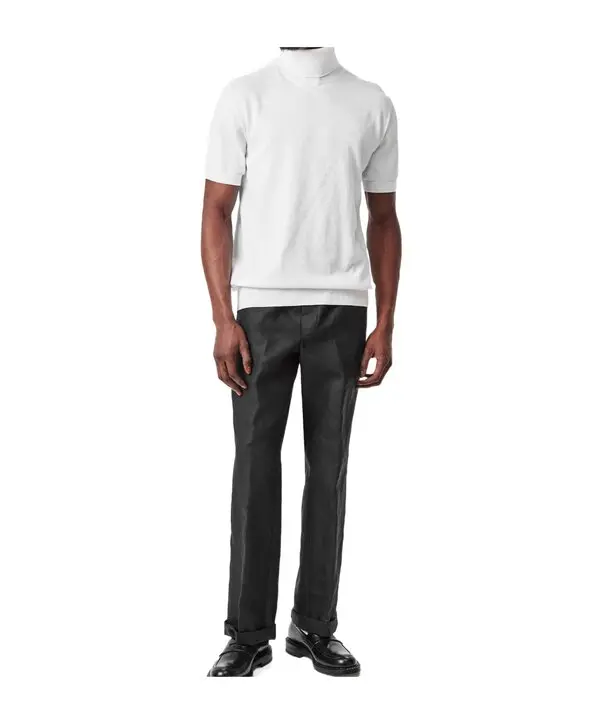 Dolce & Gabbana Short-sleeve Mock Neck Knit Top