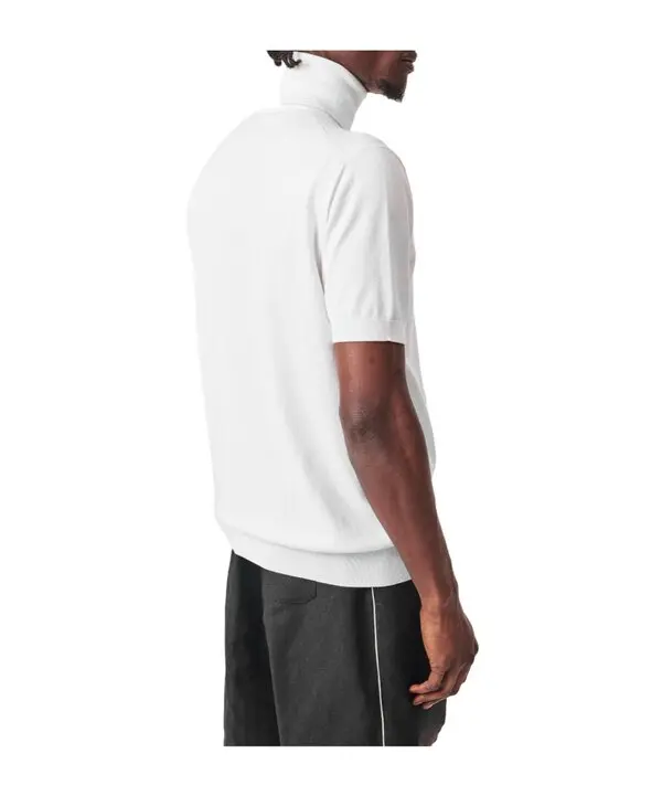 Dolce & Gabbana Short-sleeve Mock Neck Knit Top