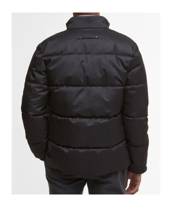 Barbour Quilted Zip-up Jacket With Stand Collar
