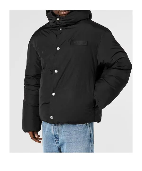 Jacquemus Long-sleeved Hooded Cotton Jacket - Black