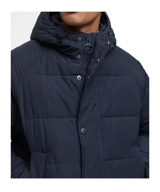Barbour Bedale Quilted Puffer Jacket With Hood