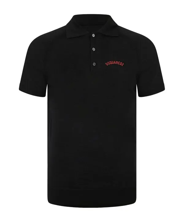 Dsquared2 Knit Short-sleeve Polo Shirt