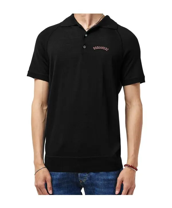 Dsquared2 Knit Short-sleeve Polo Shirt