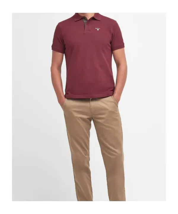 Barbour Tartan Pique Polo Shirt