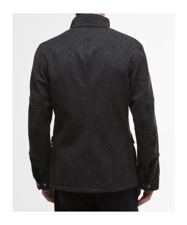 Barbour Duke Jacket With Zip And Stud Fastening