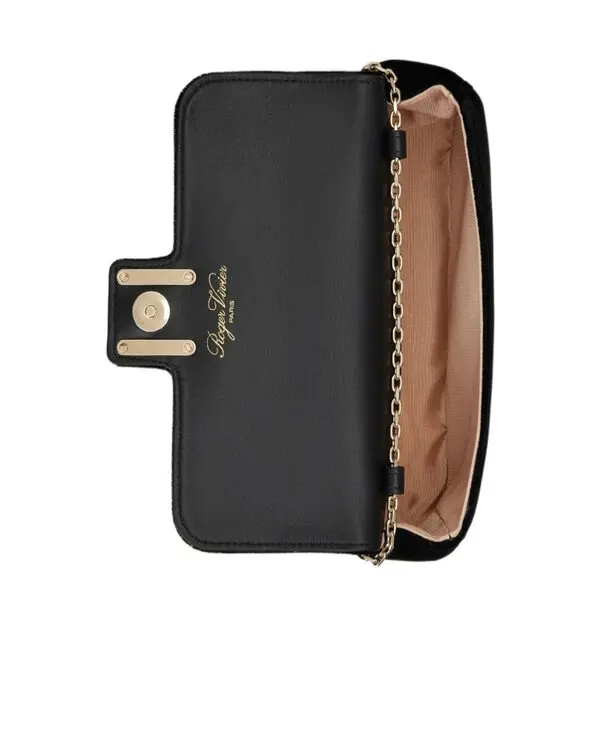ROGER VIVIER Jeu De Fille Clutch Bag With Diamond Buckle