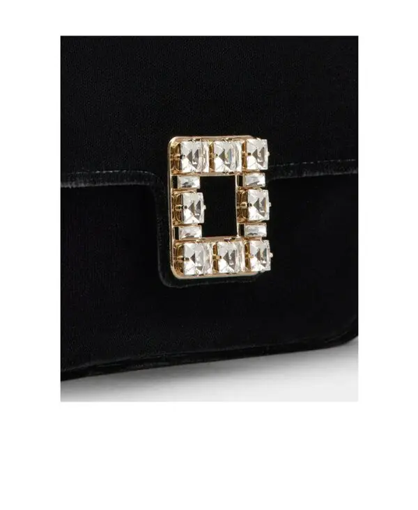 ROGER VIVIER Jeu De Fille Clutch Bag With Diamond Buckle