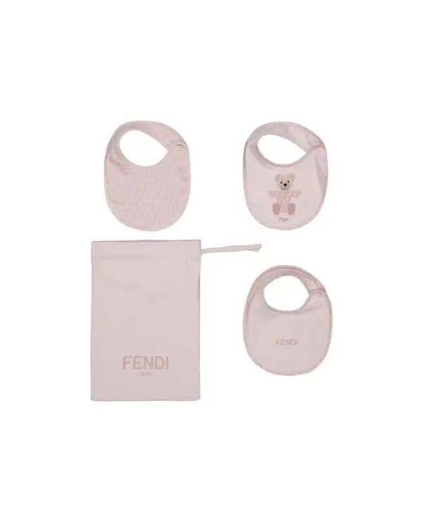 Fendi Bib Set - Pink