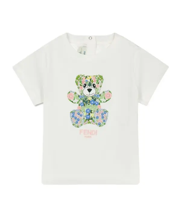 Fendi Logo Crew Neck T-shirt