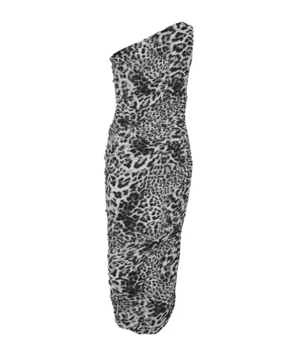 Norma Kamali One Shoulder Dress