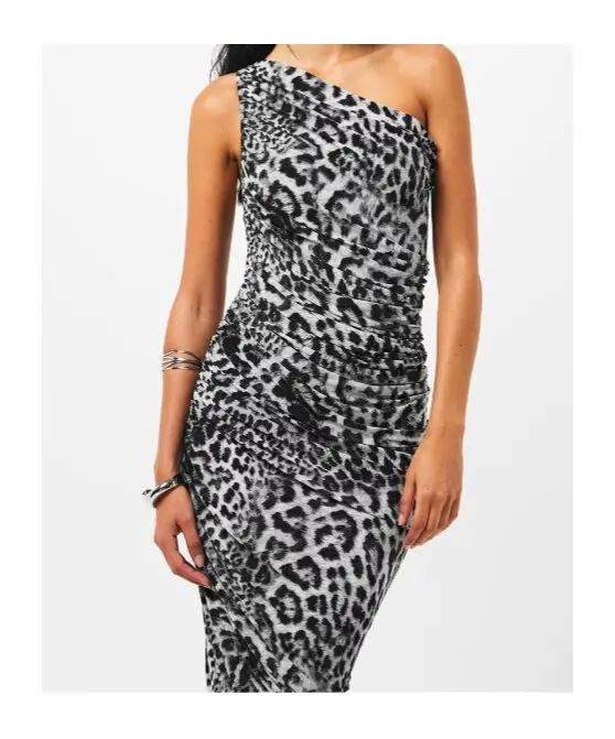 Norma Kamali One Shoulder Dress
