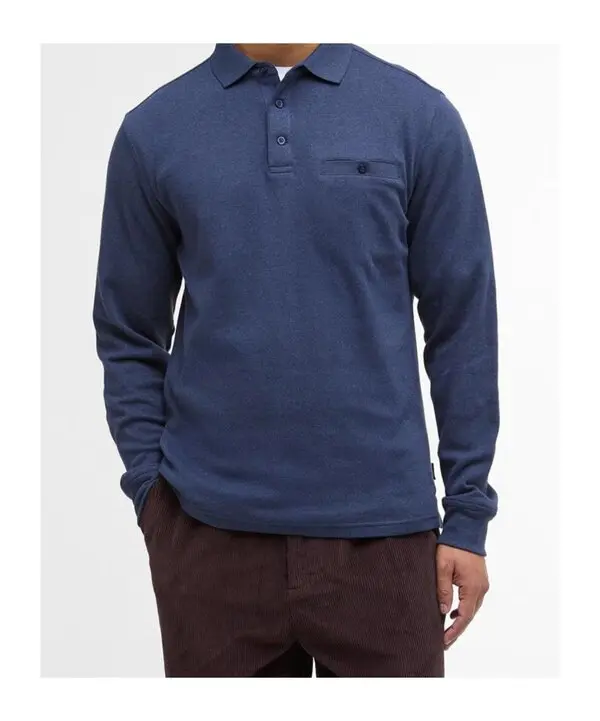Barbour Farmwell Tailored Long-sleeved Polo Shirt